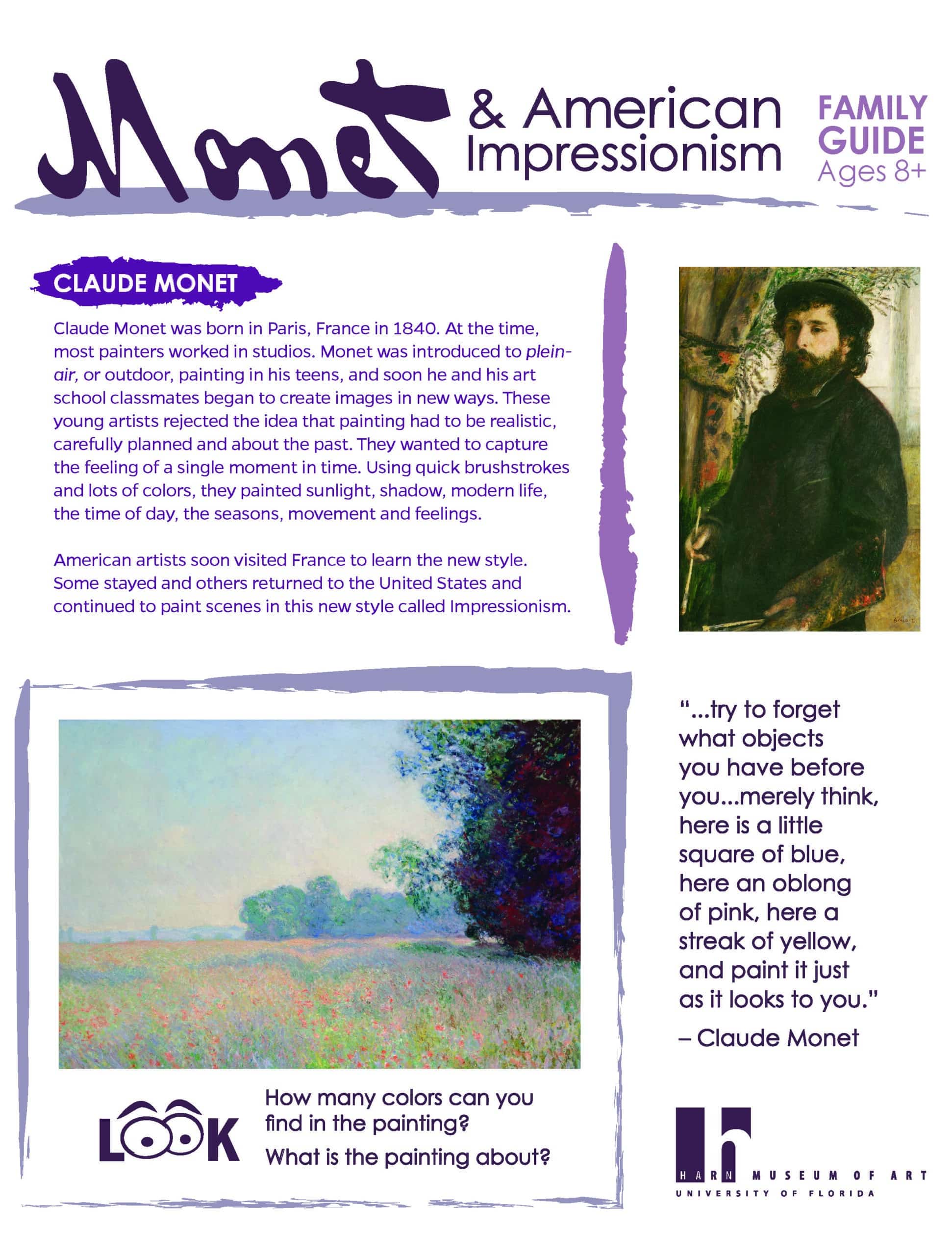 Monet and American Impressionism - Harn Museum of Art